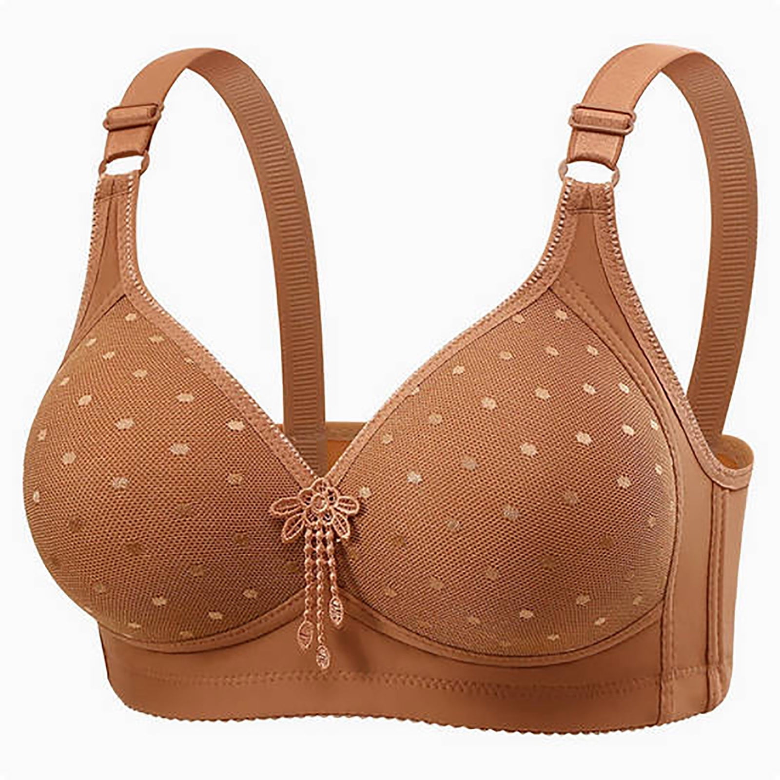 SMihono Stylish Everyday Bra for Women Wireless Push up Bras Polka Dots ...