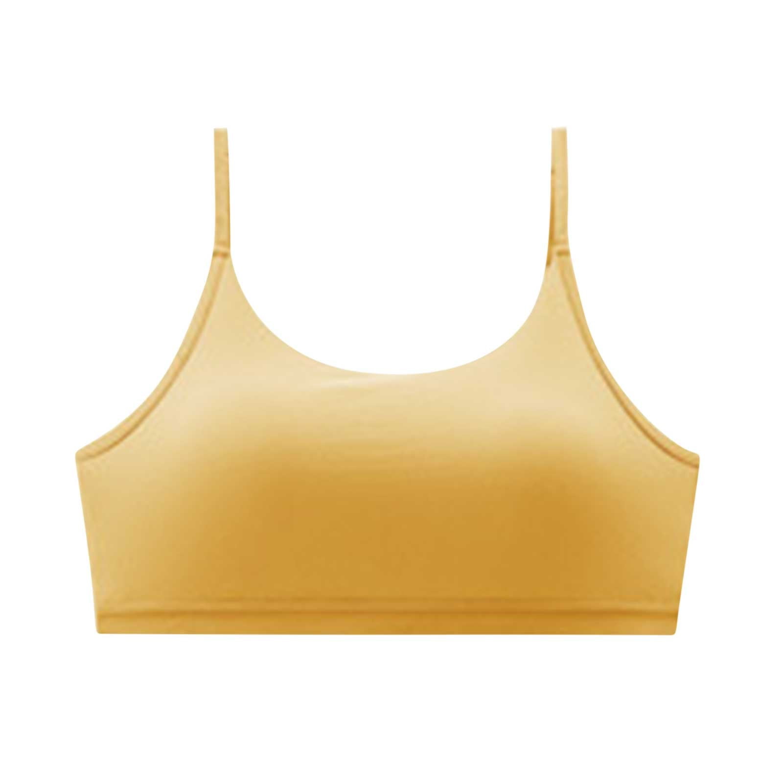 SMihono Trendy Sports Bras for Women,Spaghetti Strap Padded Sports Bra ...