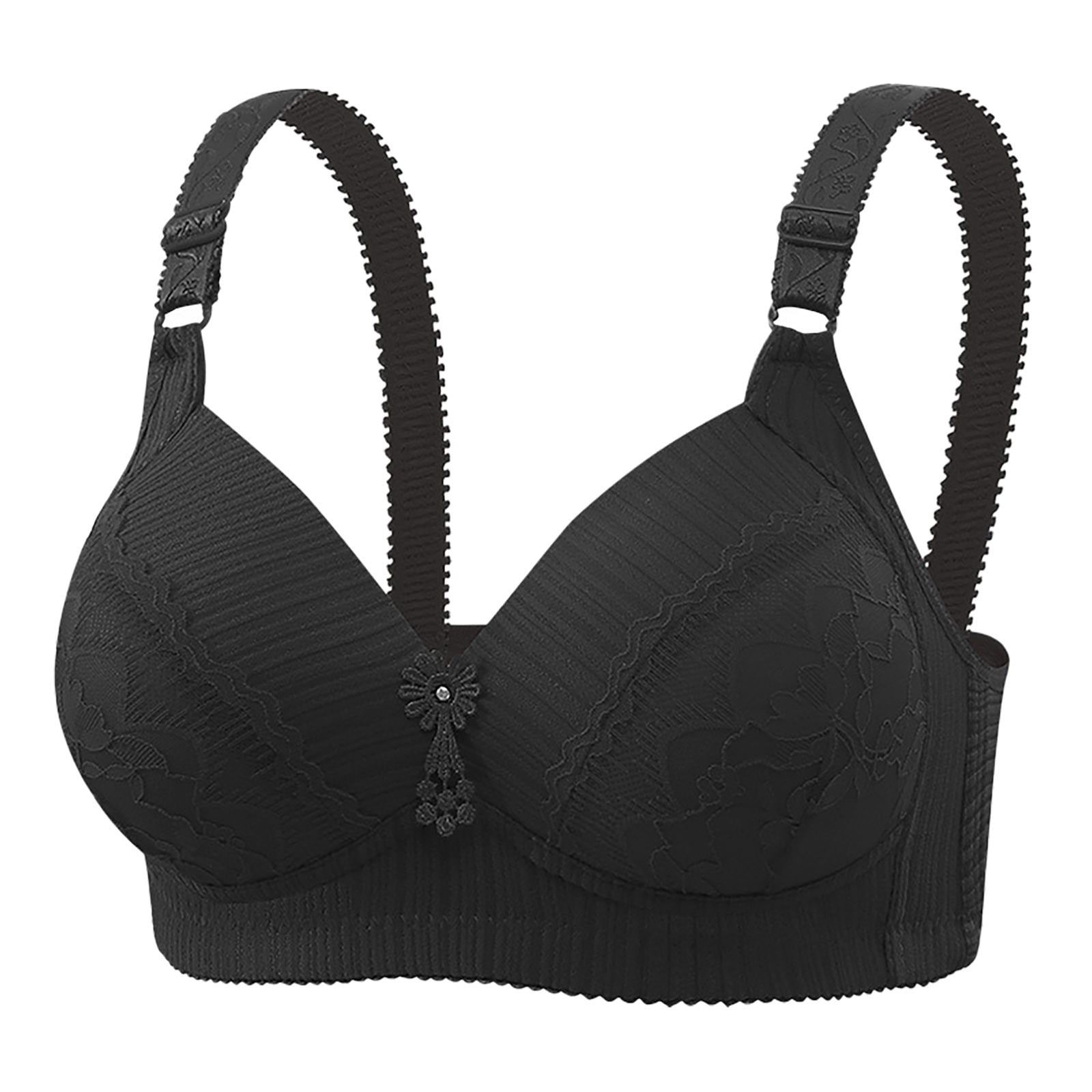 SMihono Stylish Women's Push Up Bra Lace Comfort Padded Bralette Floral ...