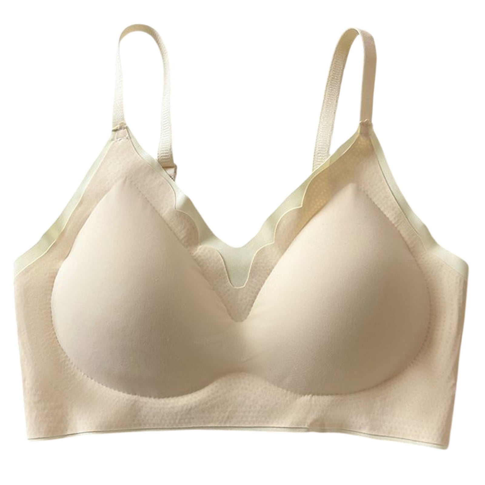 SMihono Seamless Bras for Women Full Coverage Adjustable Straps Stretch ...