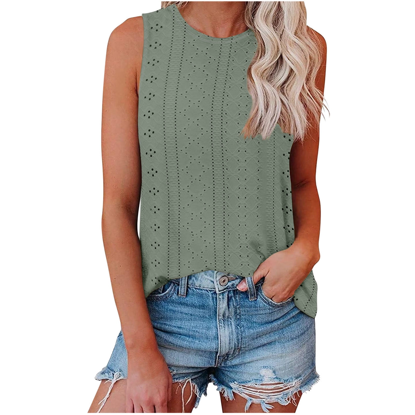 SMihono Summer Tank Tops for Women Sales Trendy 2024 Fashion Sleeveless ... SMihono Summer Tank Tops for Women Sales Trendy 2024 Fashion Sleeveless ...