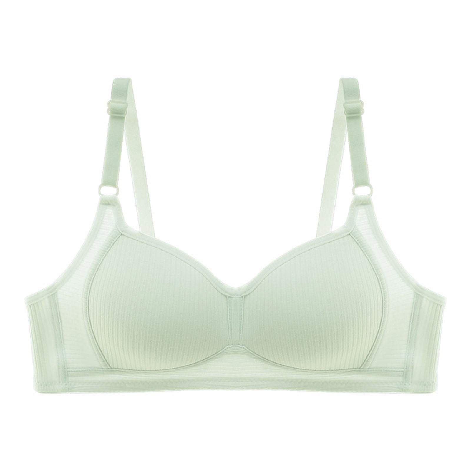 SMihono Training Bras for Teen Girls Cotton Wire Free Adjustable Straps ...