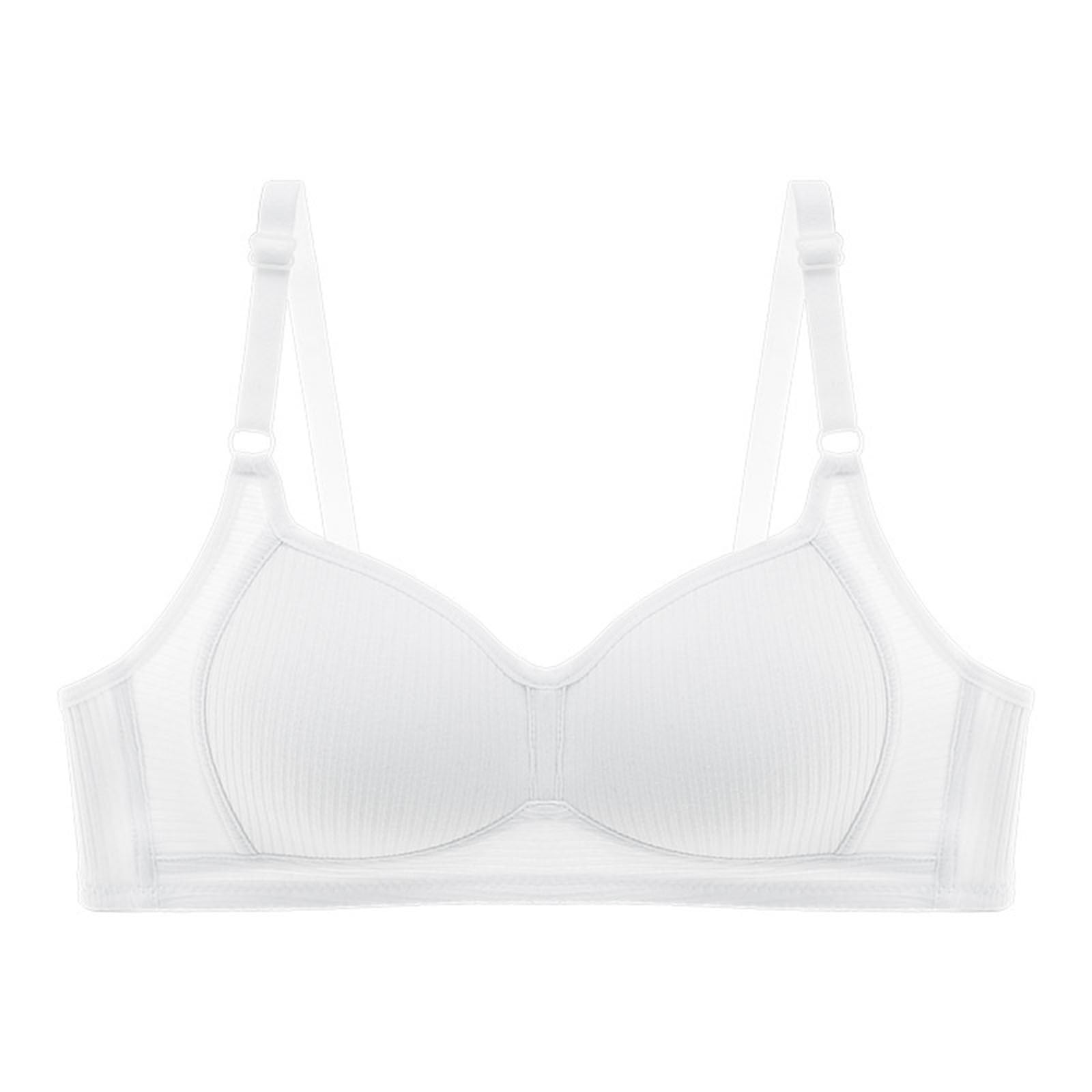 SMihono Training Bras for Teen Girls Cotton Wire Free Adjustable Straps ...