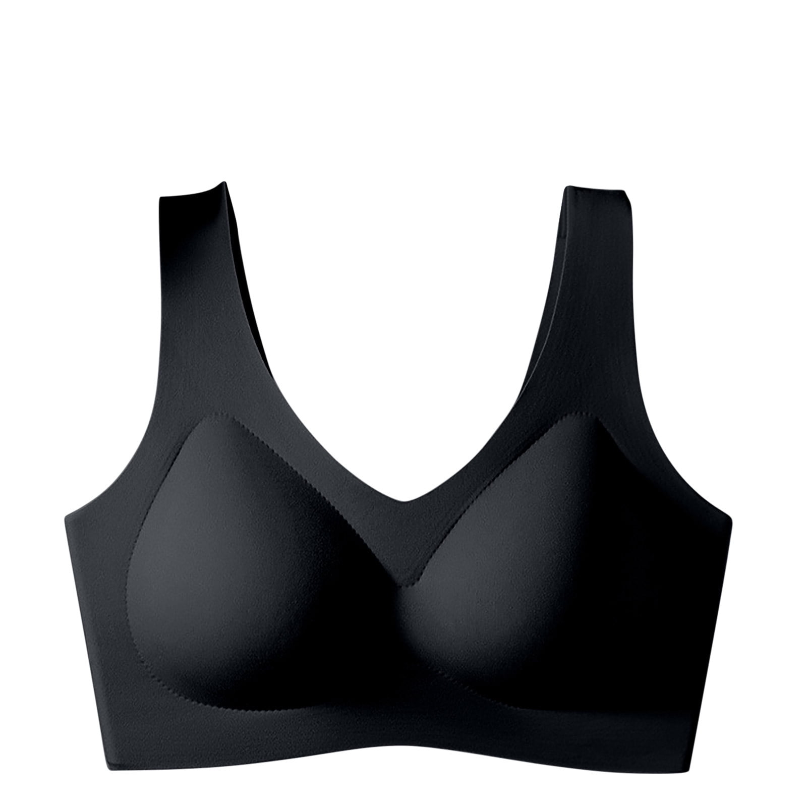 SMihono Wireless Bras for Women, Seamless Full Coverage Comfortable ...