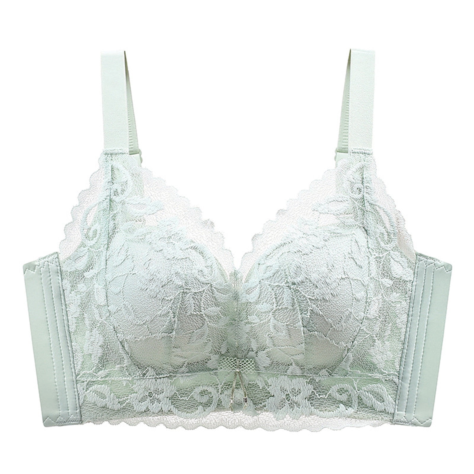 SMihono Wireless Bras with Support and Lift Sexy Lace Push Up Full ...