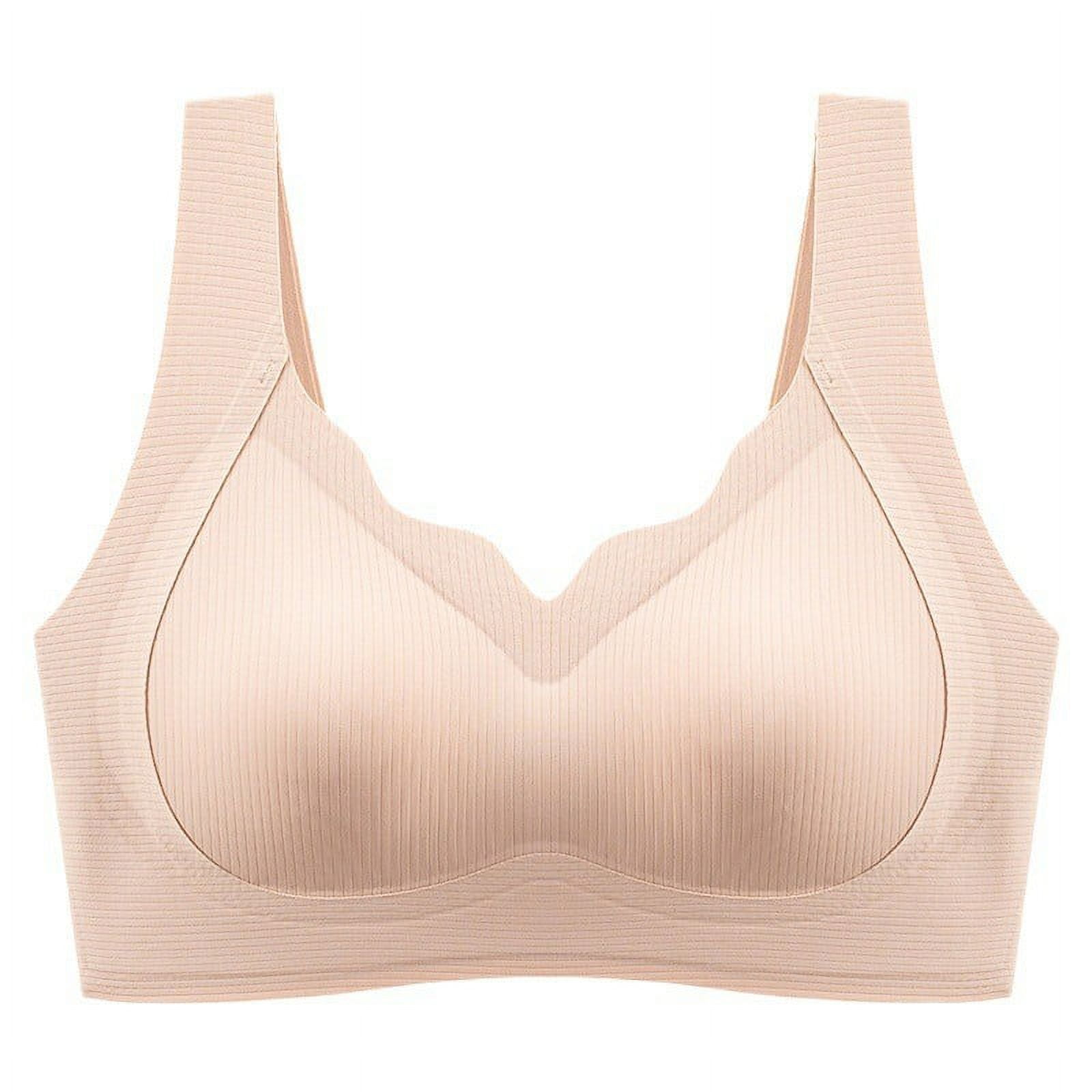 SMihono Wireless Push Up Bras for Women Comfortable Seamless Wireless ...