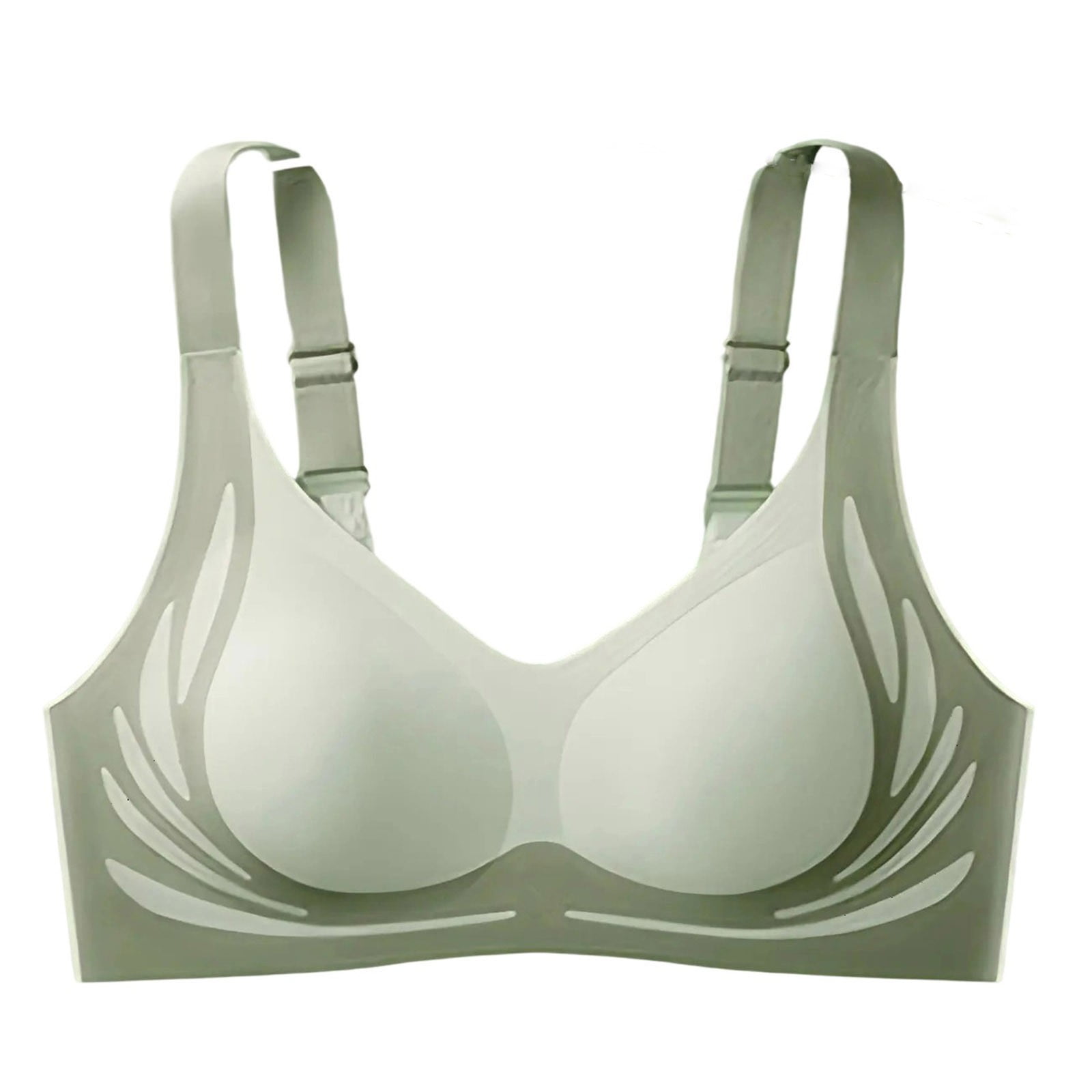 SMihono Women's Push Up Bra,Seamless Bra for Women Wireless with ...