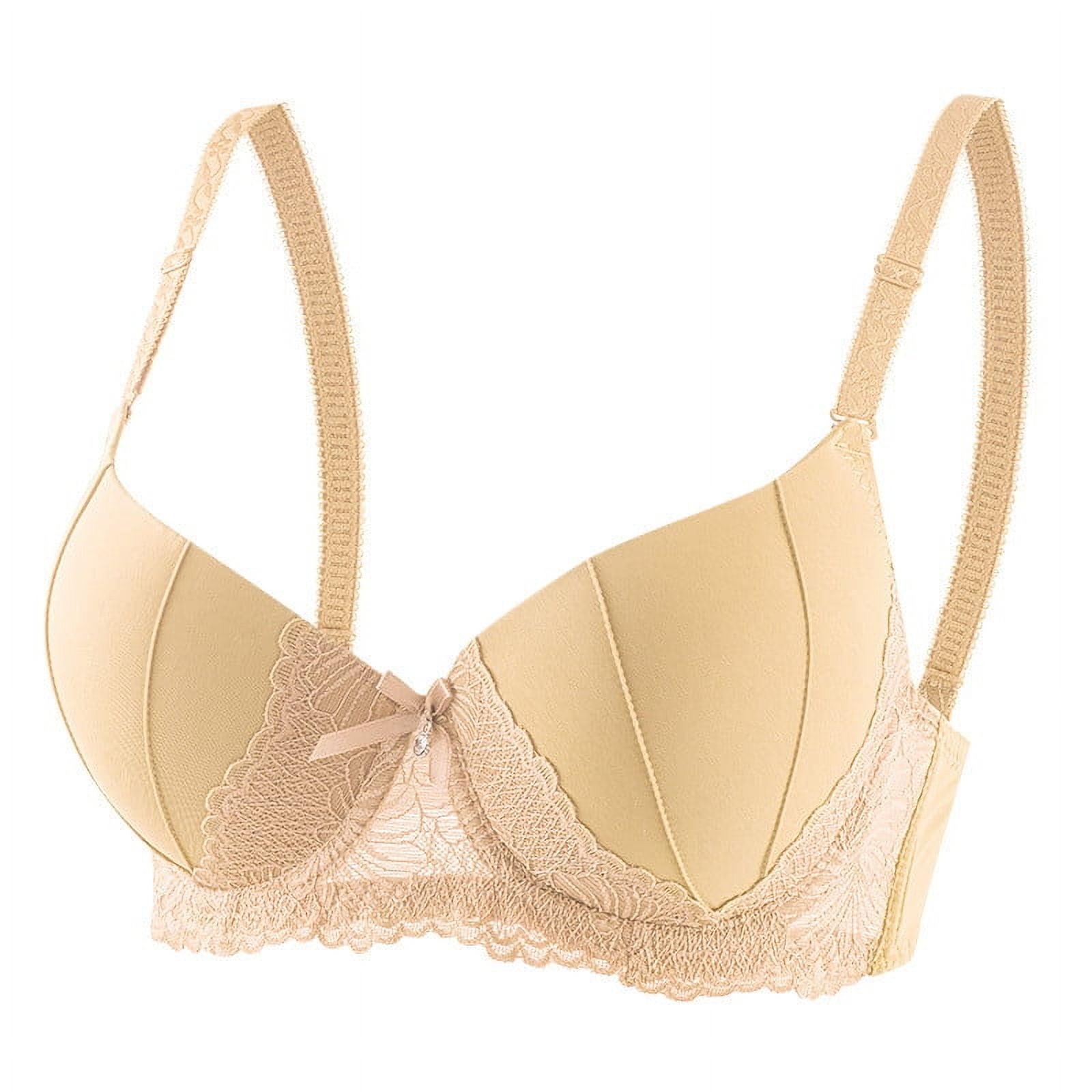 SMihono Women's Underwire Demi Bra with Push-up Cups Padded T Shirt ...