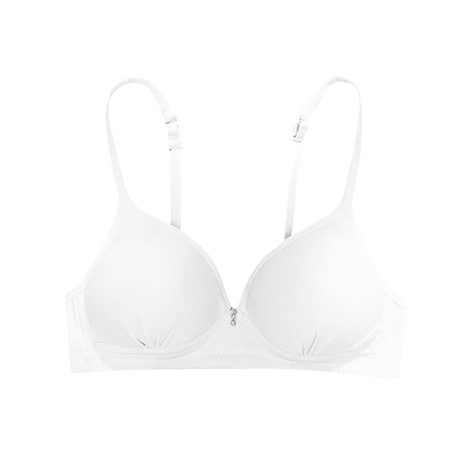 SMihono Women's Wireless Lace No Underwire Comfort Push Up Bralettes ...