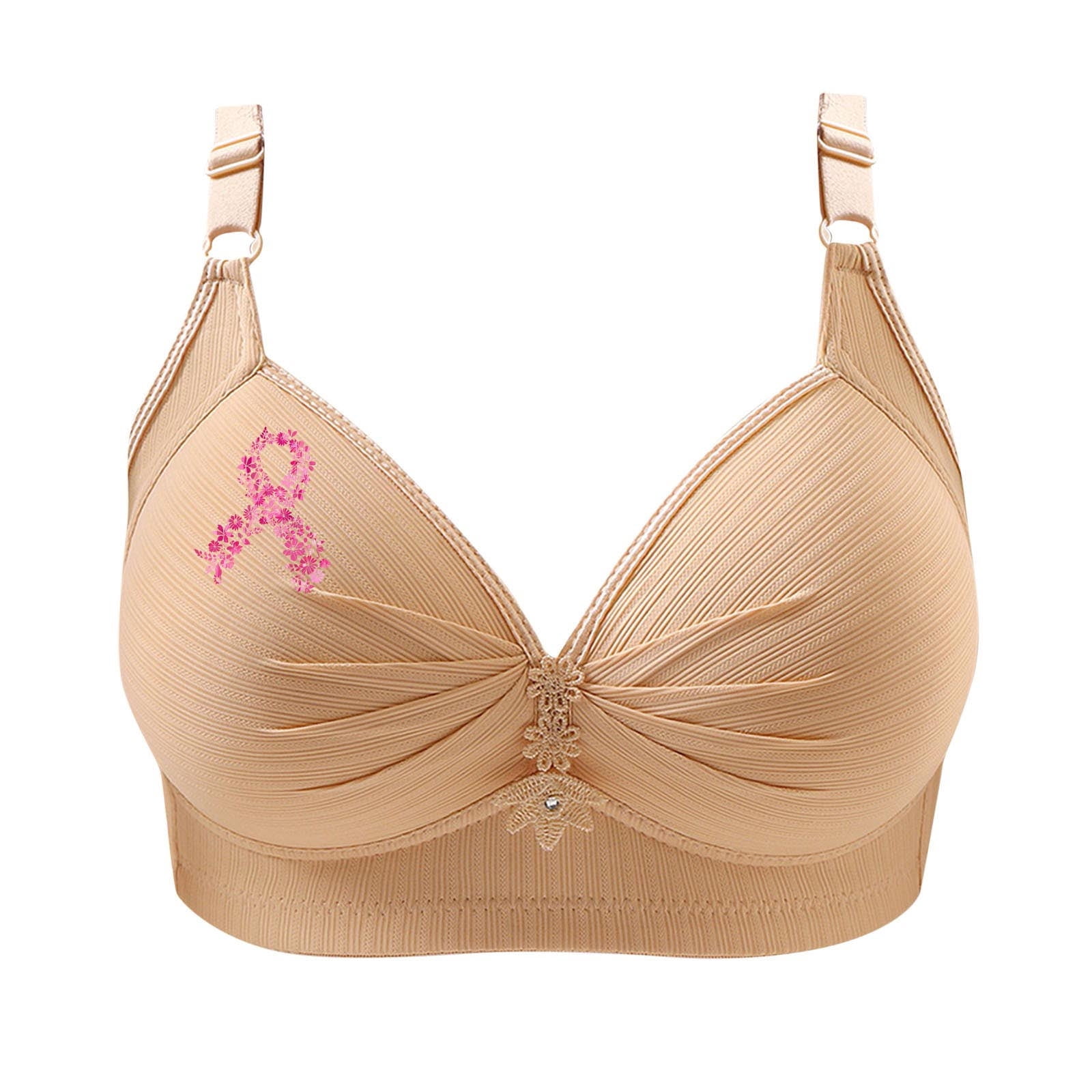 SMihono Womens Breast Cancer Graphic Bralettes Lingeries Underwear for ...