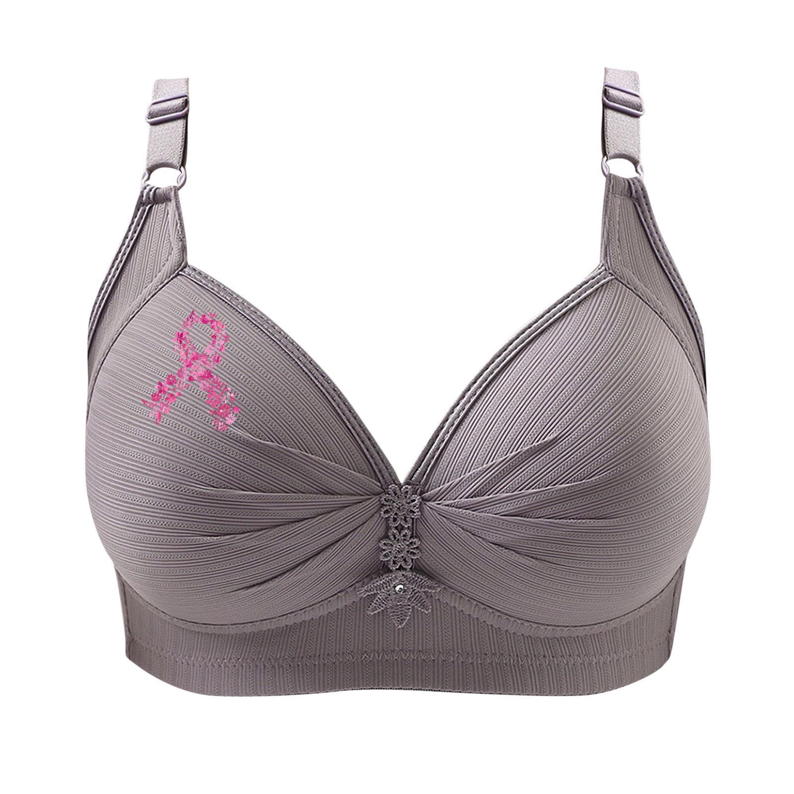SMihono Womens Breast Cancer Graphic Bralettes Lingeries Underwear for ...