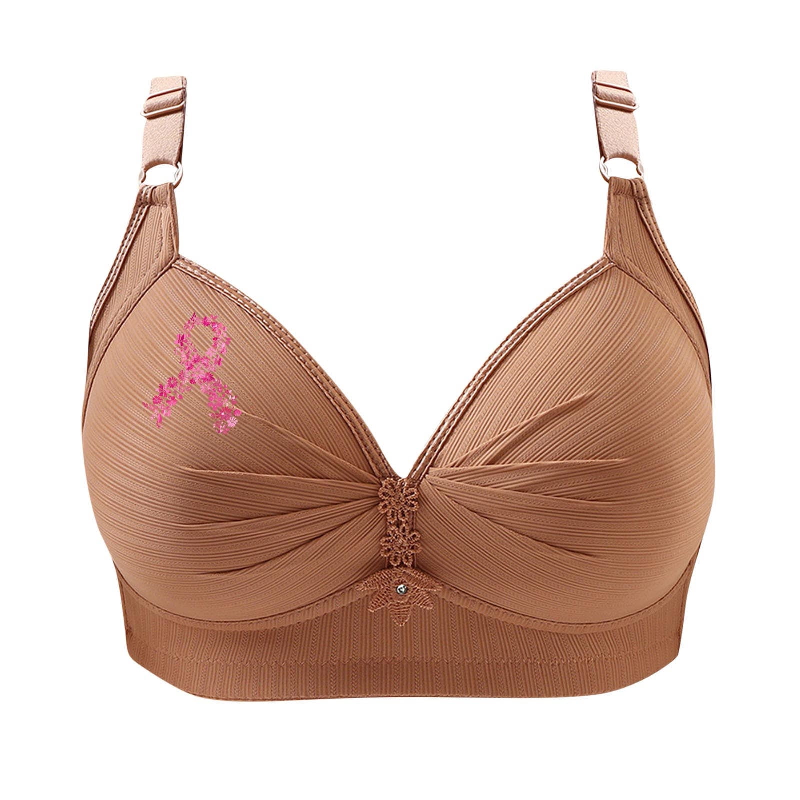 SMihono Womens Breast Cancer Graphic Bralettes Lingeries Underwear for ...