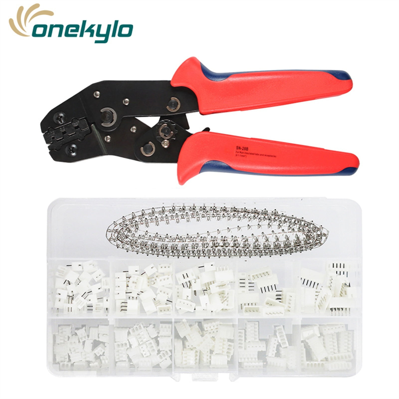 SN-28B 0.1-1mm² Crimping Pliers Tool Set-1550pcs 2.54mm Connectors And ...