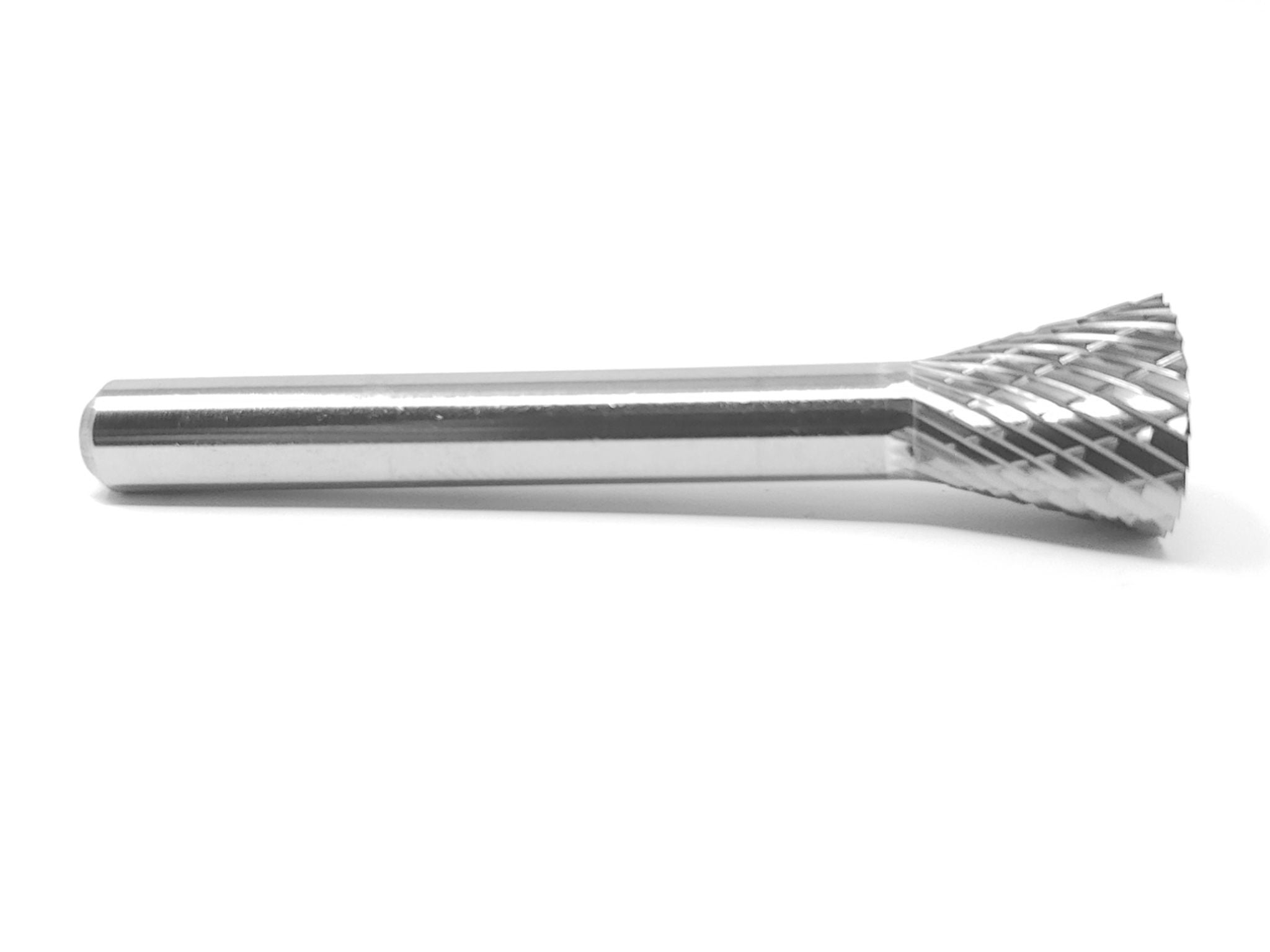 SN-4 Double Cut Inverted Taper 1/2" x 1/2" Carbide Burr Bur Tool Die ...