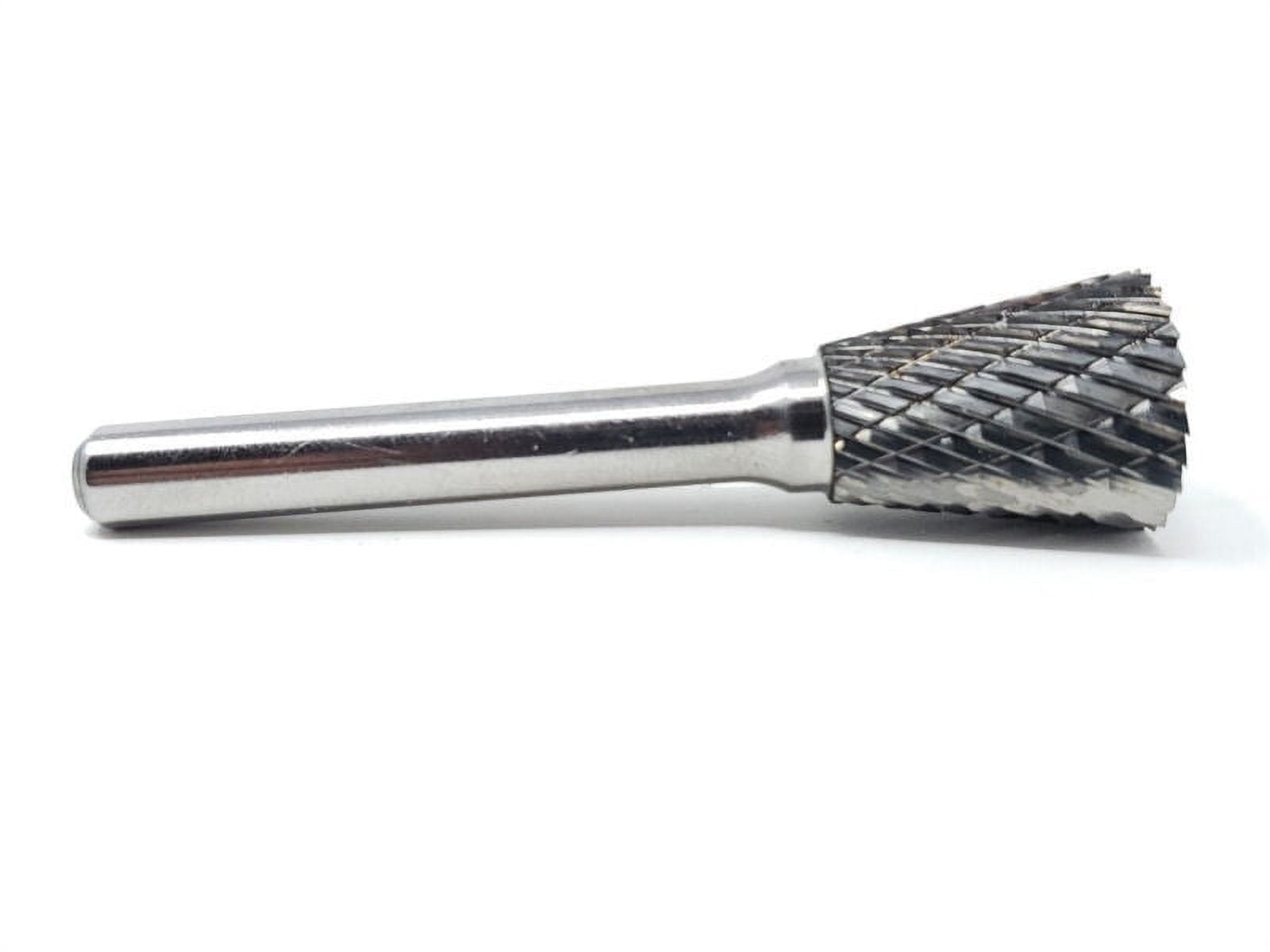 HELONGCO SN-6 Double Cut Inverted Taper 5/8" x 3/4" Carbide Burr Bit 1/ ...