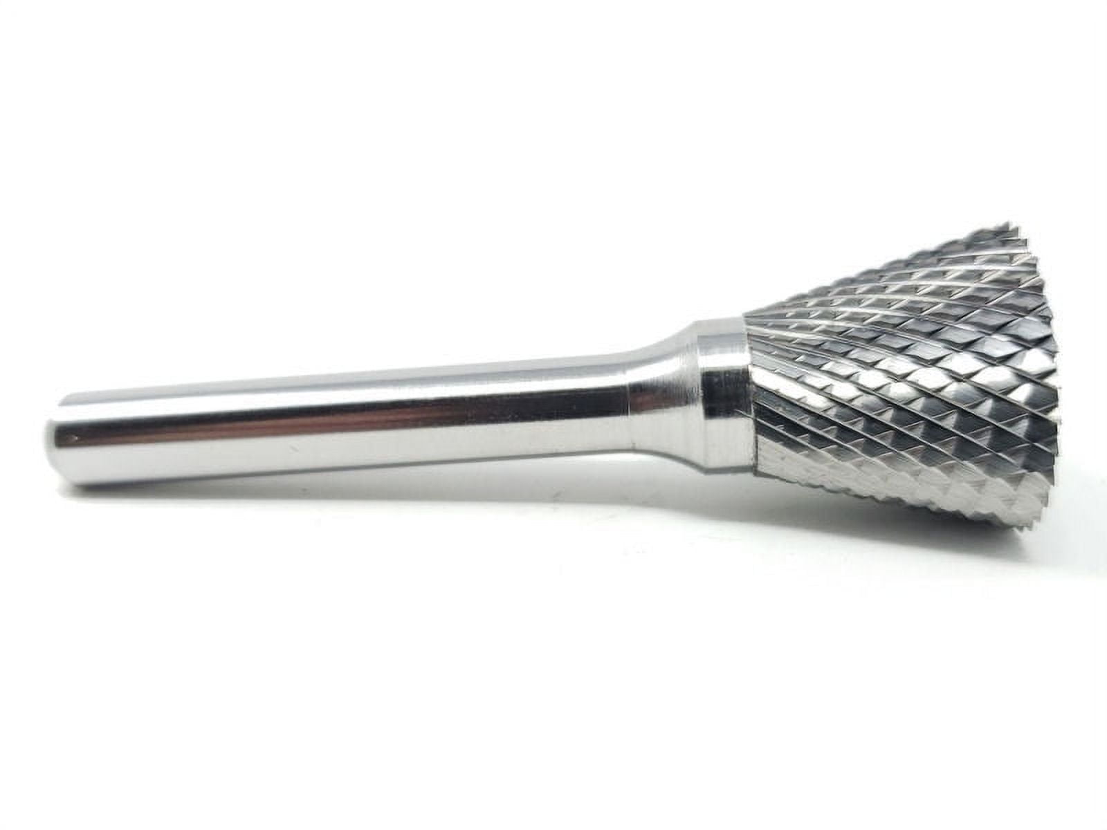 SN-7 Double Cut Inverted Taper 3/4" x 5/8" Carbide Burr Bur Tool Die ...