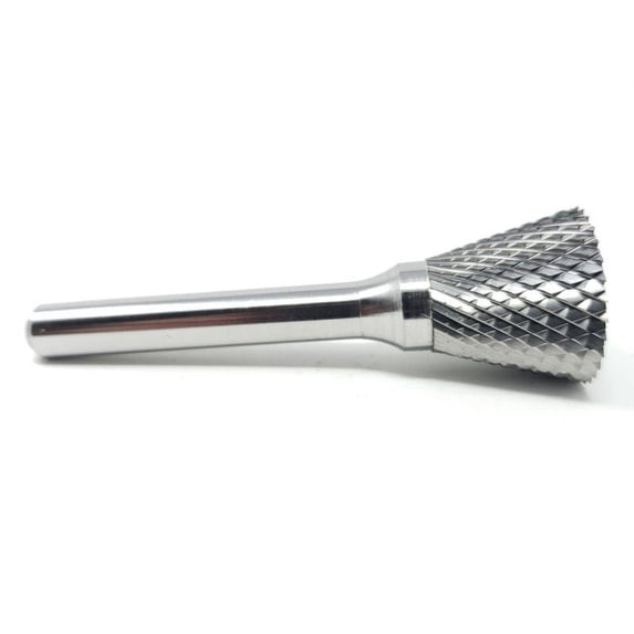 SN-7 Double Cut Inverted Taper 3/4" x 5/8" Carbide Burr Bur Tool Die ...