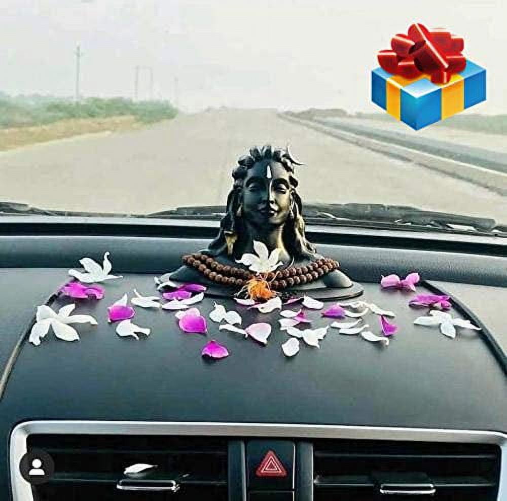 SN Handicrafts Stone Adiyogi Shiva Mahadev Murti for Car Dashboard ...