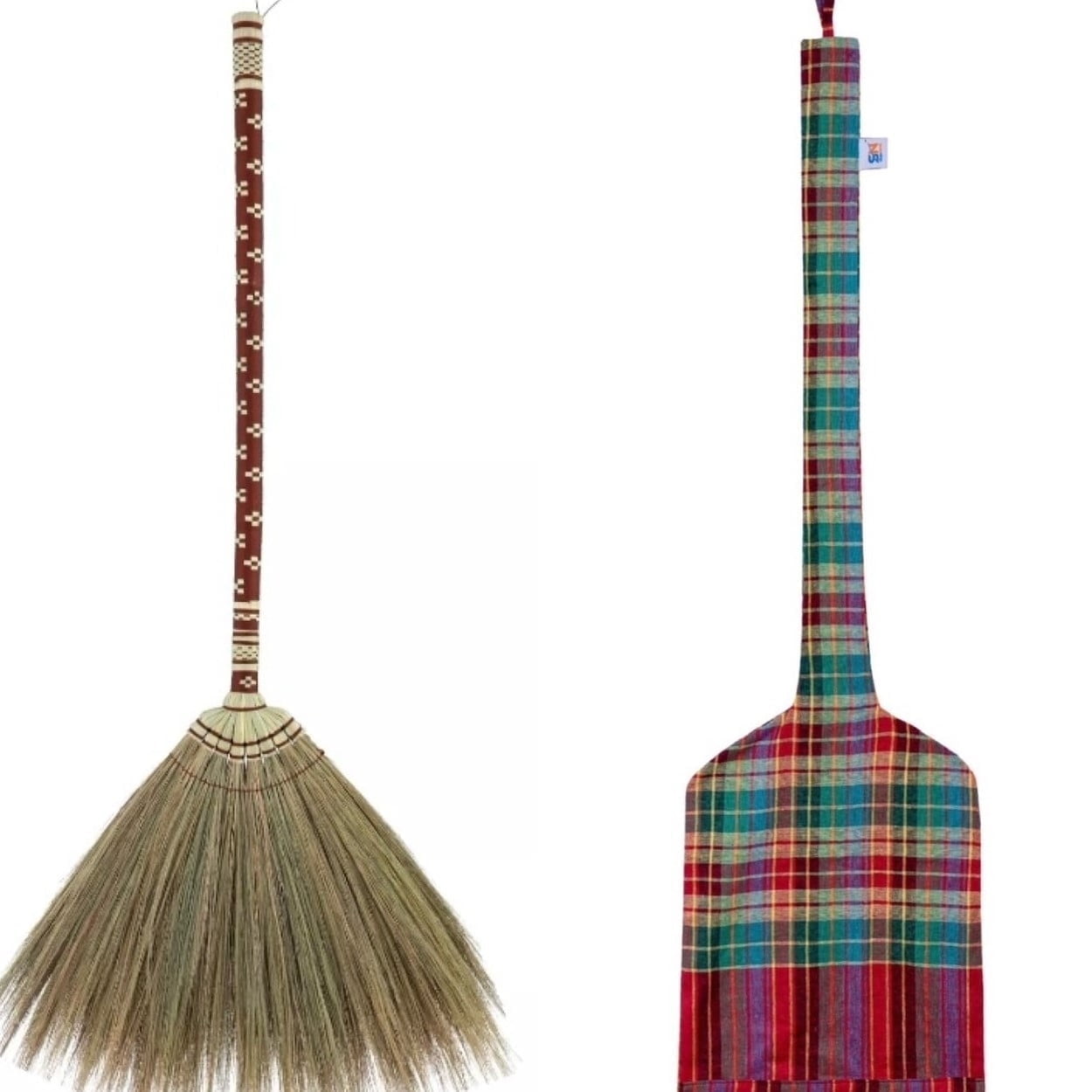 SN SKENNOVA Broom with Woven Nylon Thread & Kong Grass Bristles ...