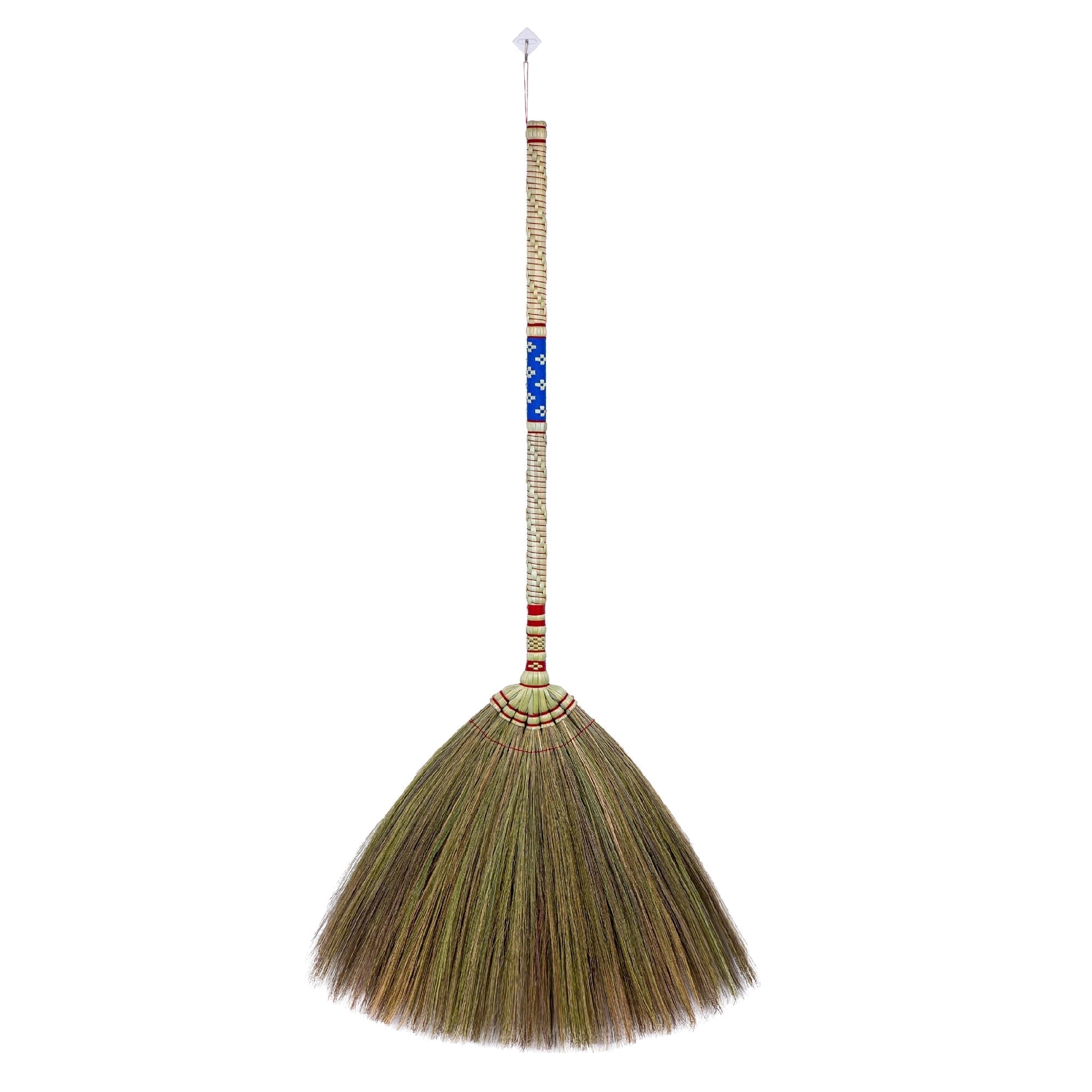 SN SKENNOVA Grass Broom with Loincloth Fabric Storage Bag, Extends to ...
