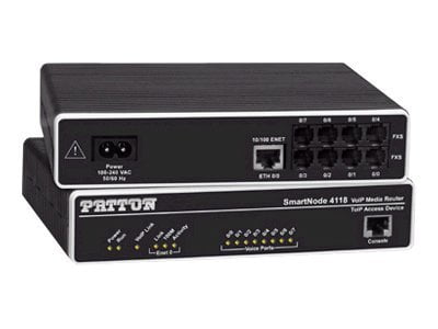 SN4118/JS/EUI - Patton Smartnode 4118 VoIP Gateway 8 FXS Ports ...