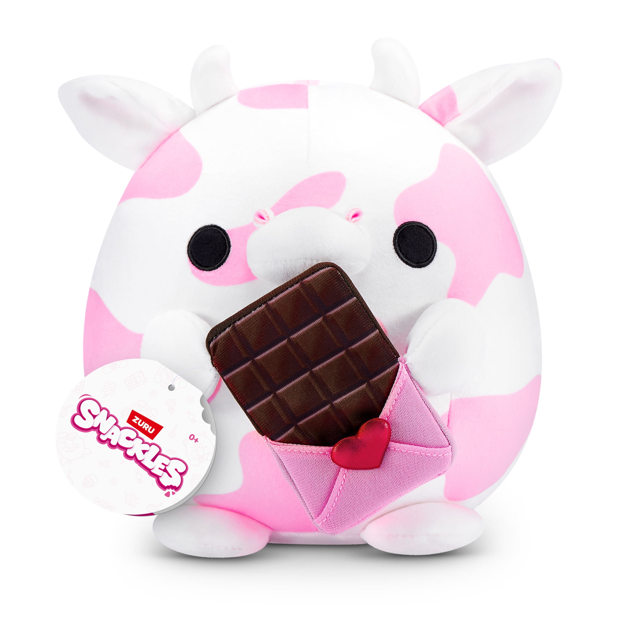 SNACKLES 8 inch Valentines Snackle, (Chocolate) Cloud the Cow, Ultra ...