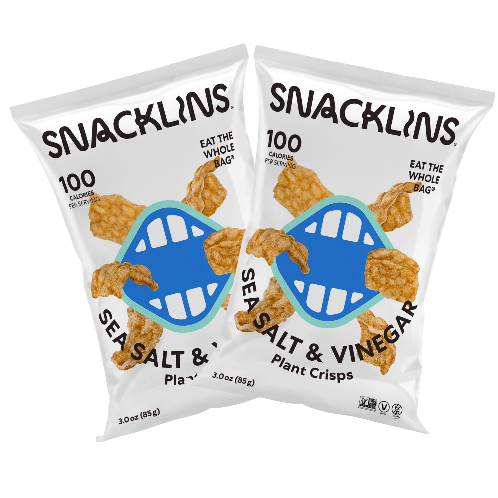 SNACKLINS Plant Based Crisps SBF3 Vegan Healthy Snacks - Gluten Grain ...