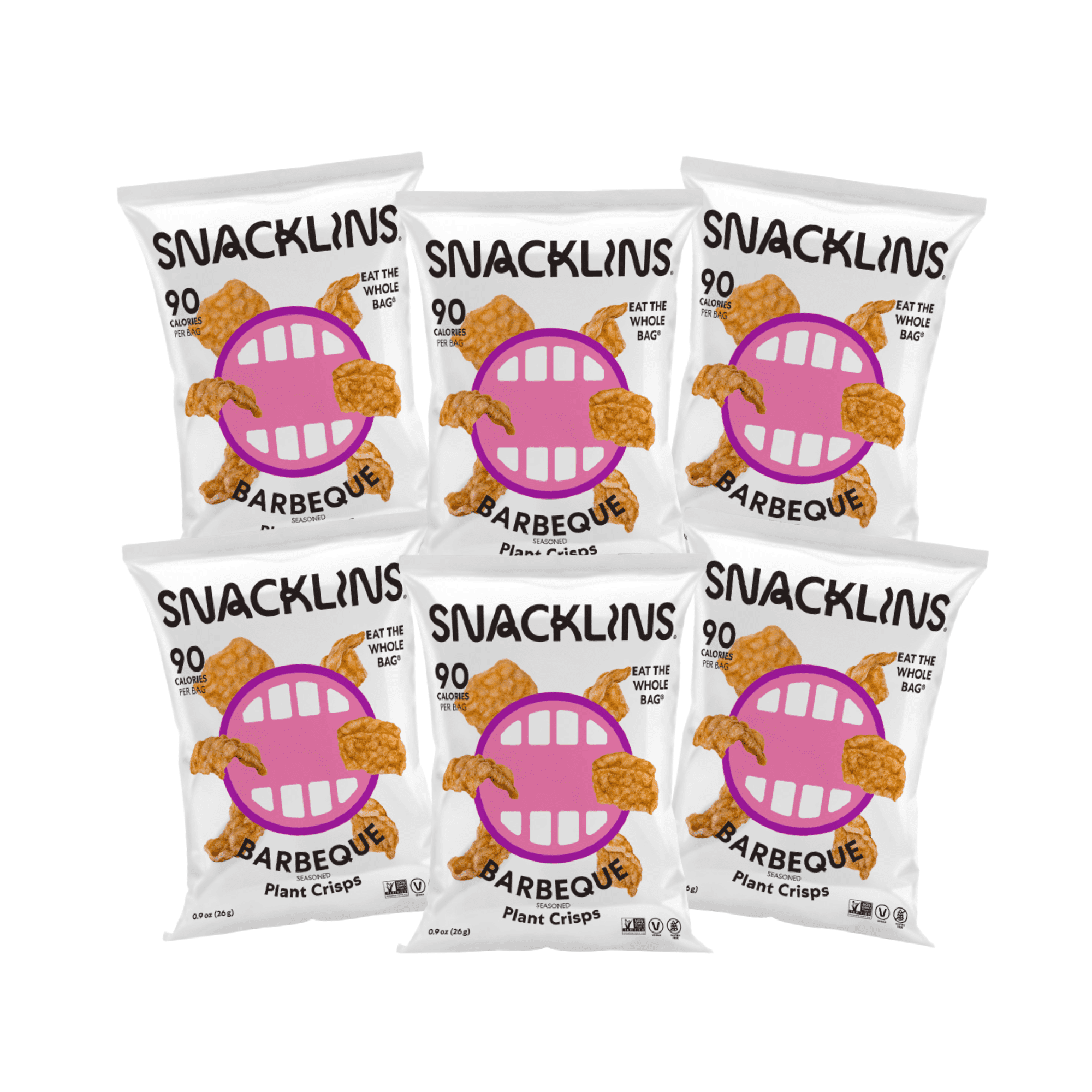SNACKLINS Plant Based Crisps Vegan Healthy Snacks - Gluten Free, Grain ...