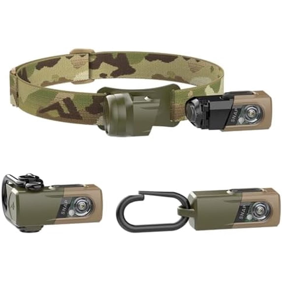 SNAP 450 RW Kit - Modular 3-in-1 Light System, 450 Lumens, Red & White LEDs, Headlamp, Bike ...