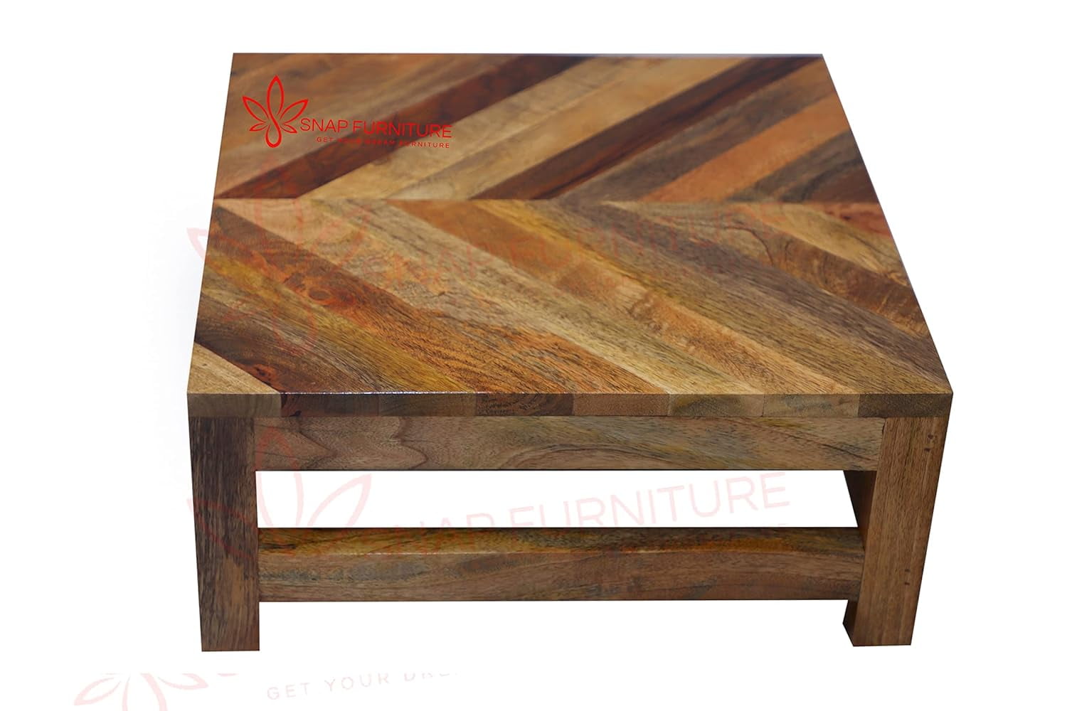 SNAP FURNITURE Solid sheesham Wood Stylish StoolEnd TableBedside ...