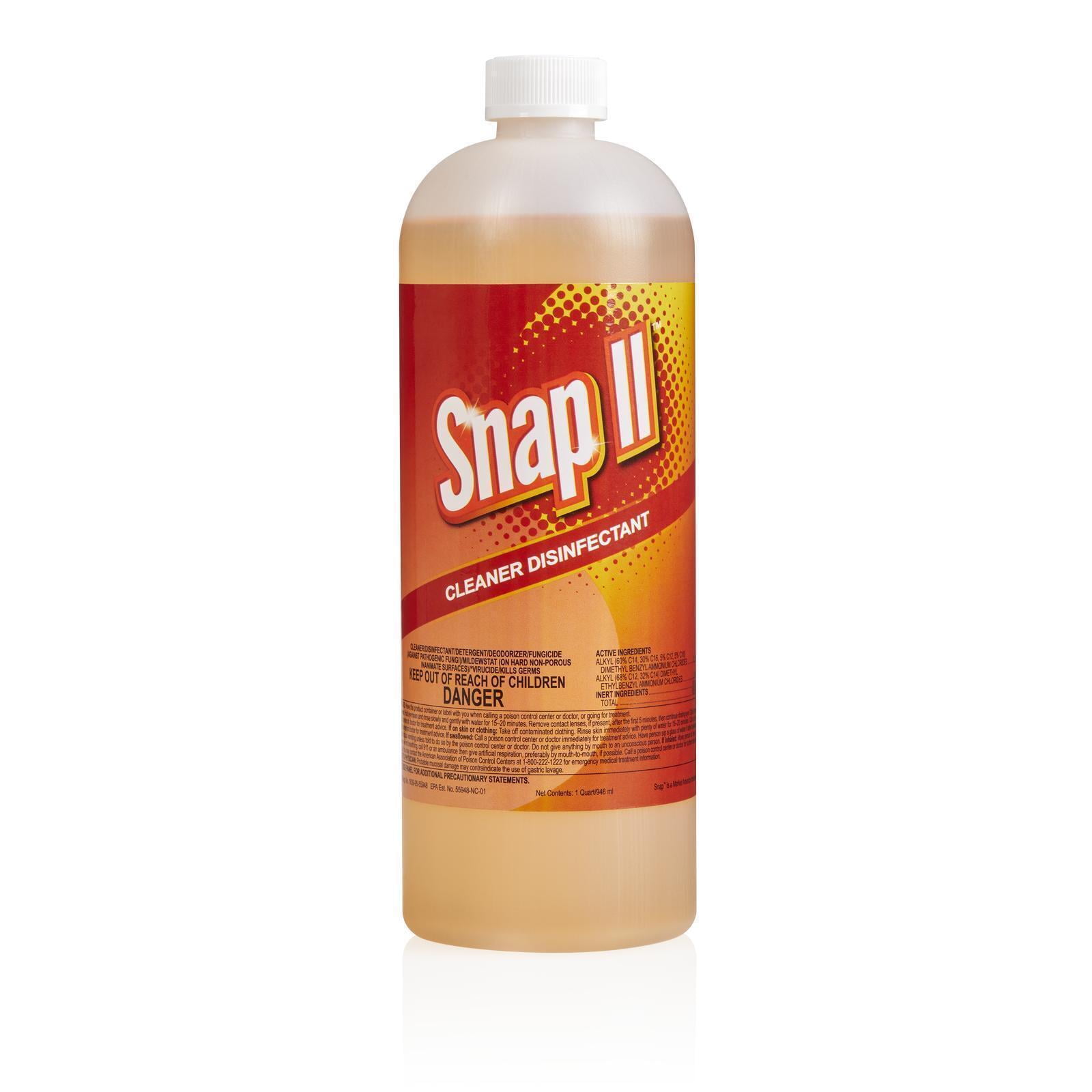 SNAP II Cleaner Disinfectant, Cleans, Disinfects and Deodorizes ...