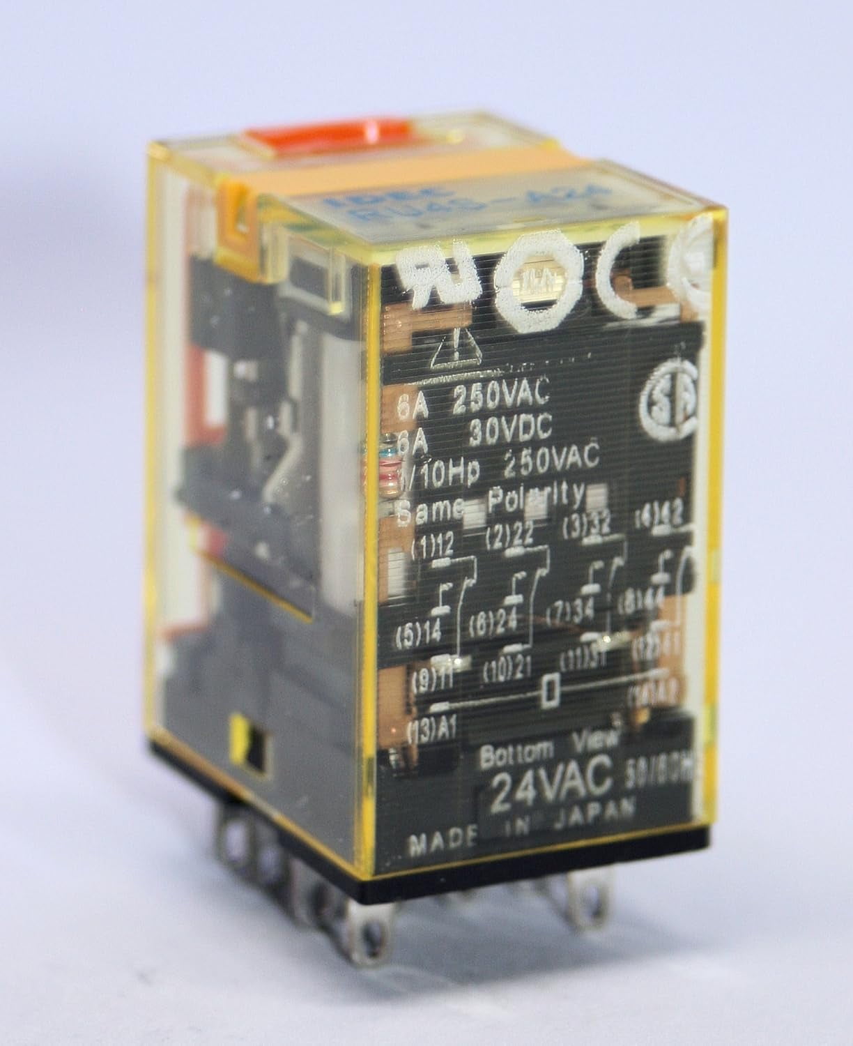 SNAP-ON MARKING PLATES, 24 VAC, 4PDT CONTACT, BLADE TERMINALS ...