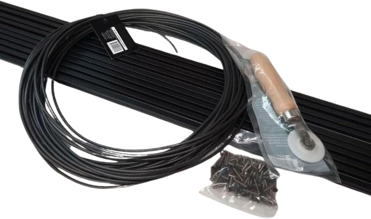 SNAPP Aluminum Track Screen Porch Kit, Black 94 inch 20 Pack Tracks ...