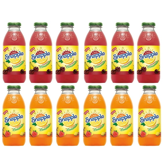 SNAPPLE Variety Juice Drink Pack , Pack of 12 , 16 fl oz , Black Cherry ...