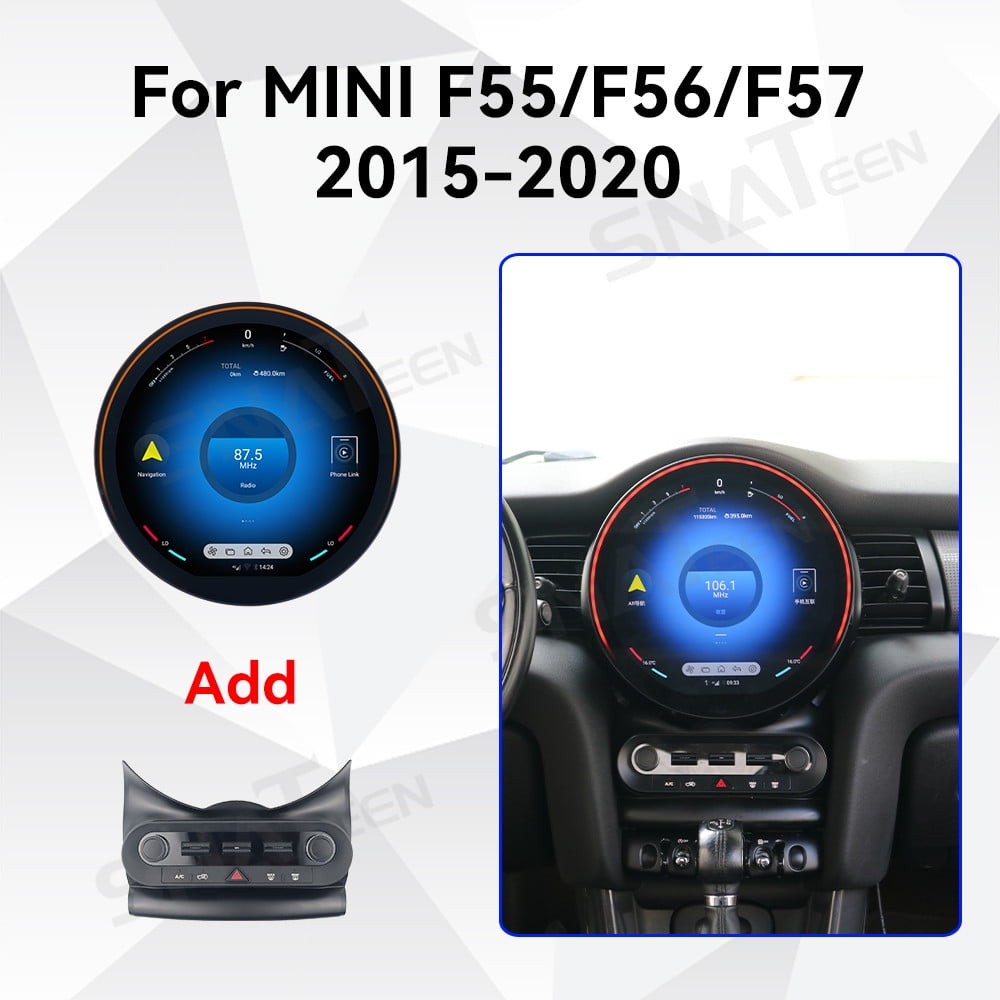 SNATEEN 11.8 inch Carplay Screen/Radio/Multimedia Player for BMW MINI ...