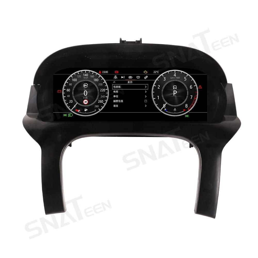 SNATEEN 12.3 Inch Car Instrument Cluster For Land Rover Evoque Digital ...