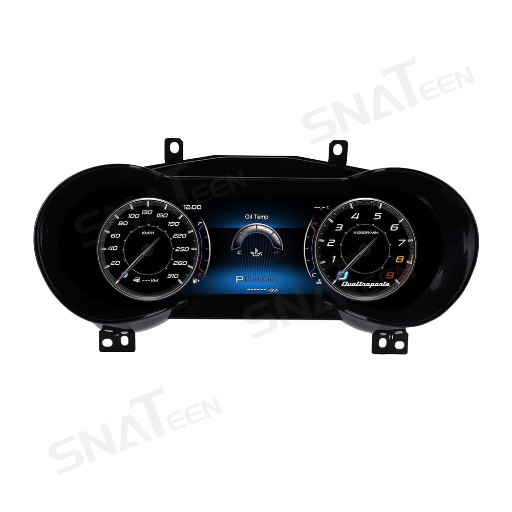 SNATEEN Car Digital Cluster LCD Screen Instrument Panel for Maserati ...