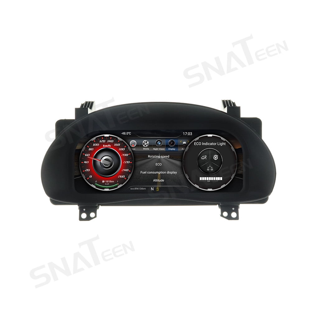 SNATEEN 12.3 Inch Car Instrument For Toyota Corolla Digital Dash Panel Gauges Instrument LCD ...