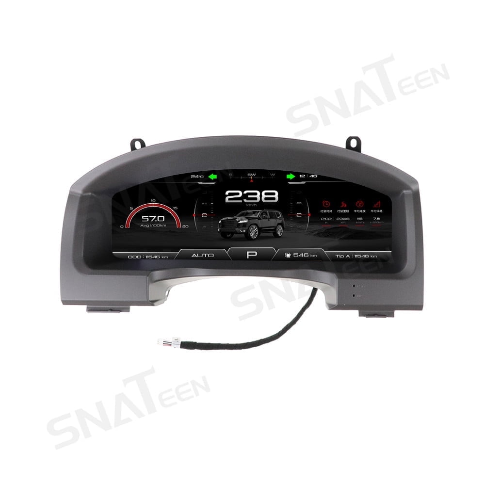 SNATEEN Car Digital Cluster LCD Screen Instrument Panel for Toyota ...