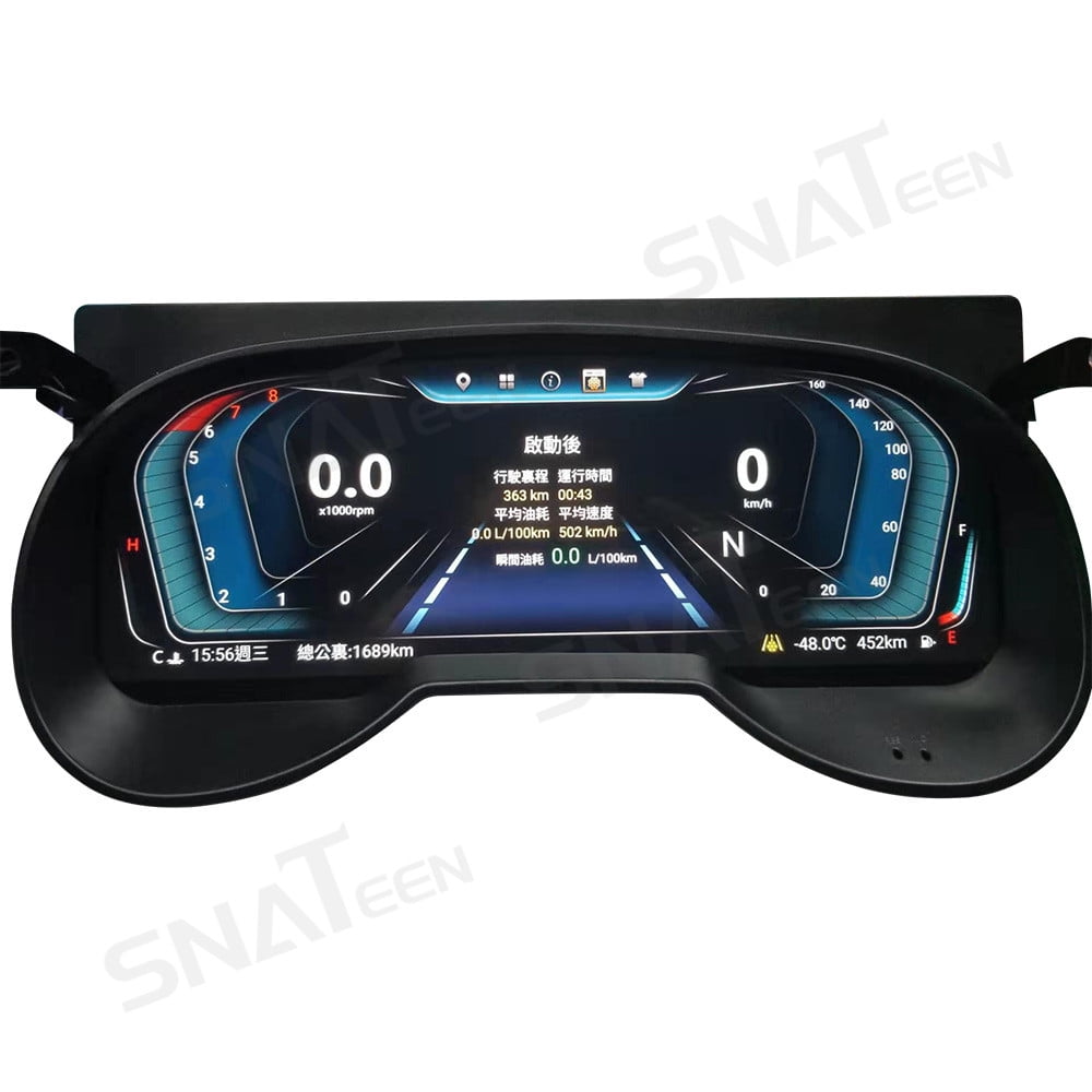 SNATEEN 12.3 Inch Car Instrument For Toyota RAV4 2020 Digital Dash ...