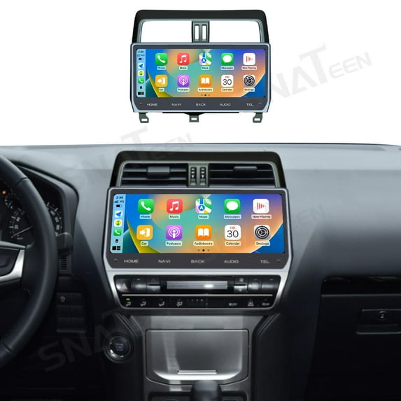 SNATEEN 12.3 inch Carplay Screen/Radio/Multimedia Player for Toyota ...