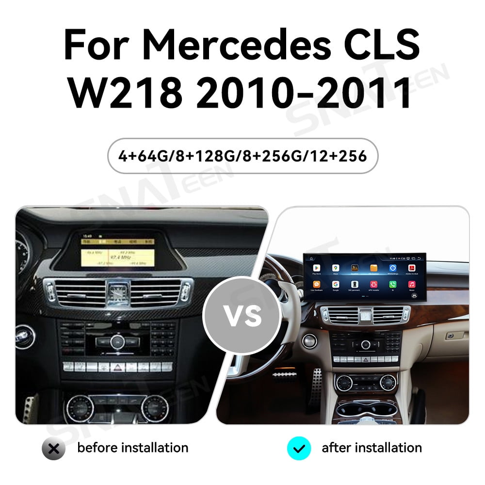SNATEEN 15.8 inch Car Radio for Mercedes-Benz CLS W218 2010-2011 ...
