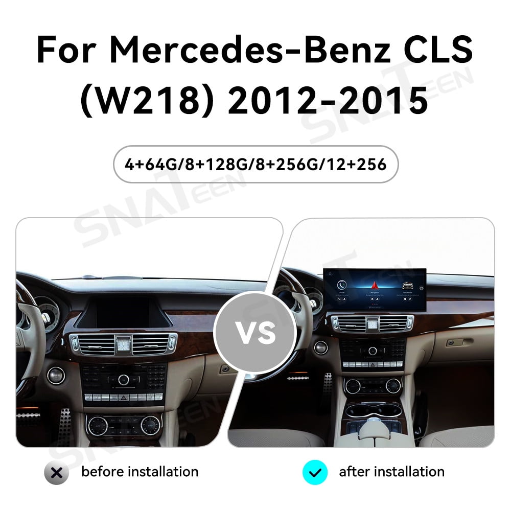SNATEEN 15.8 inch Car Radio for Mercedes-Benz CLS W218 2012-2015 ...