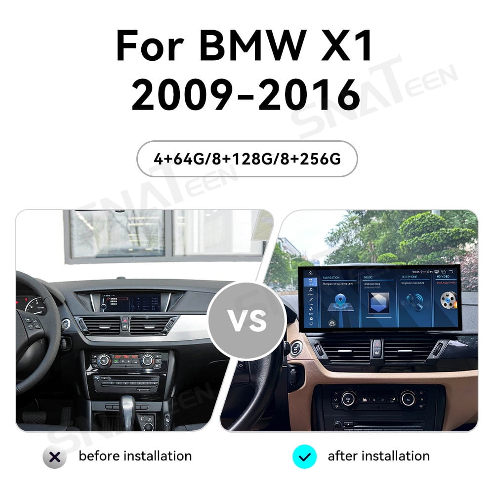 SNATEEN 15.8 inch Car Radio for BMW X1 F48 2009-2016 Android 14 Car ...