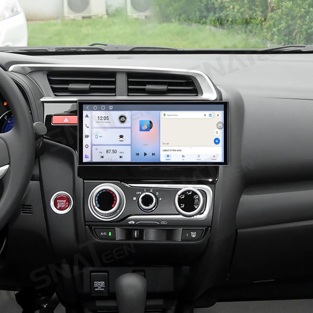 SNATEEN 15.8 inch Carplay Screen/Radio/Multimedia Player for Honda Fit ...