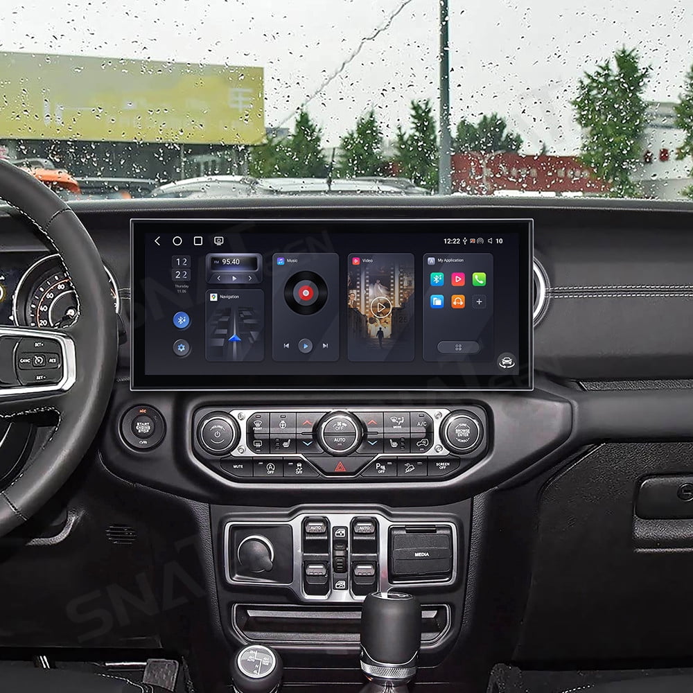 SNATEEN 15.8 inch Carplay Screen/Radio/Multimedia Player for Jeep ...
