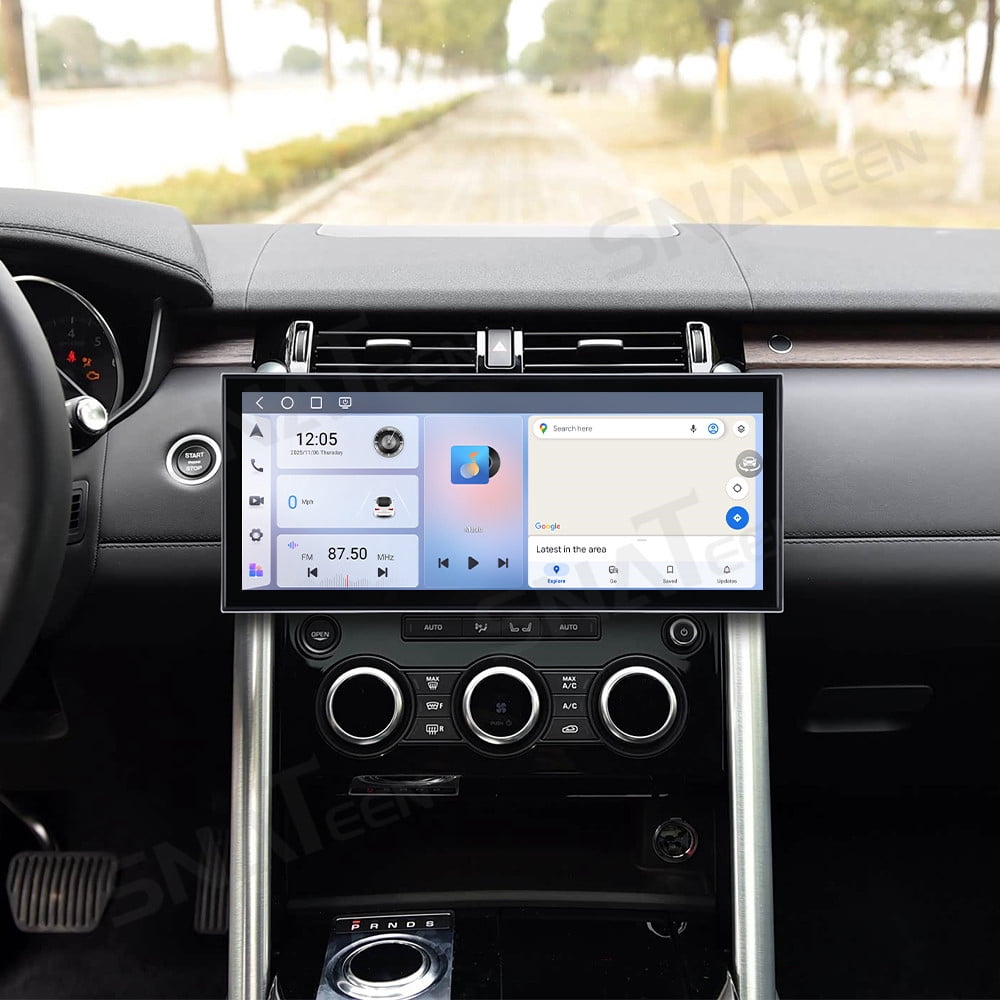 SNATEEN 15.8 inch Carplay Screen/Radio/Multimedia Player for Land Rover ...