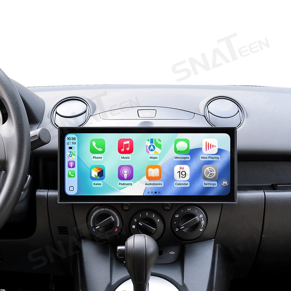 SNATEEN 15.8 inch Carplay Screen/Radio/Multimedia Player for Mazda 2 ...