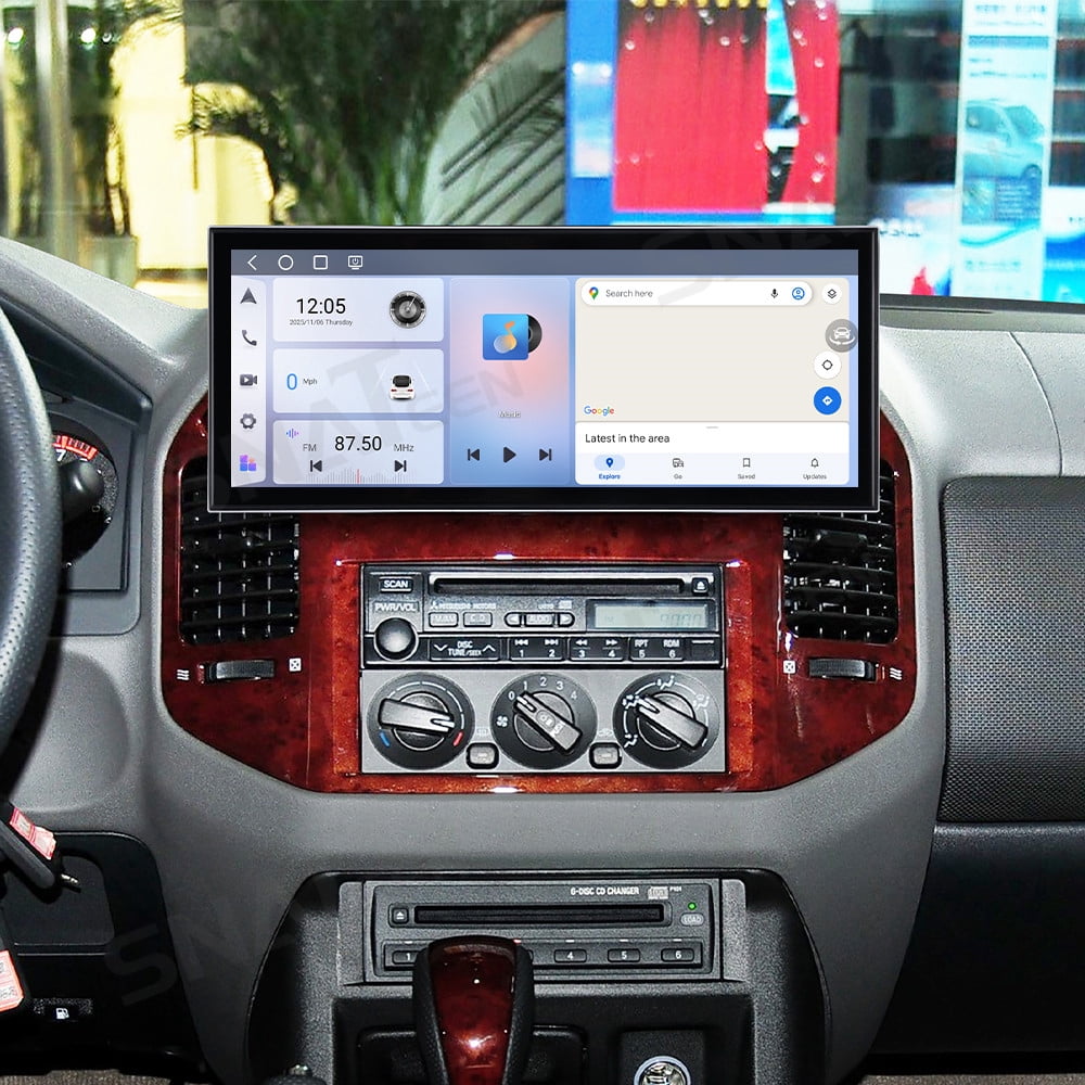 SNATEEN 15.8 inch Carplay Screen/Radio/Multimedia Player for Mitsubishi ...