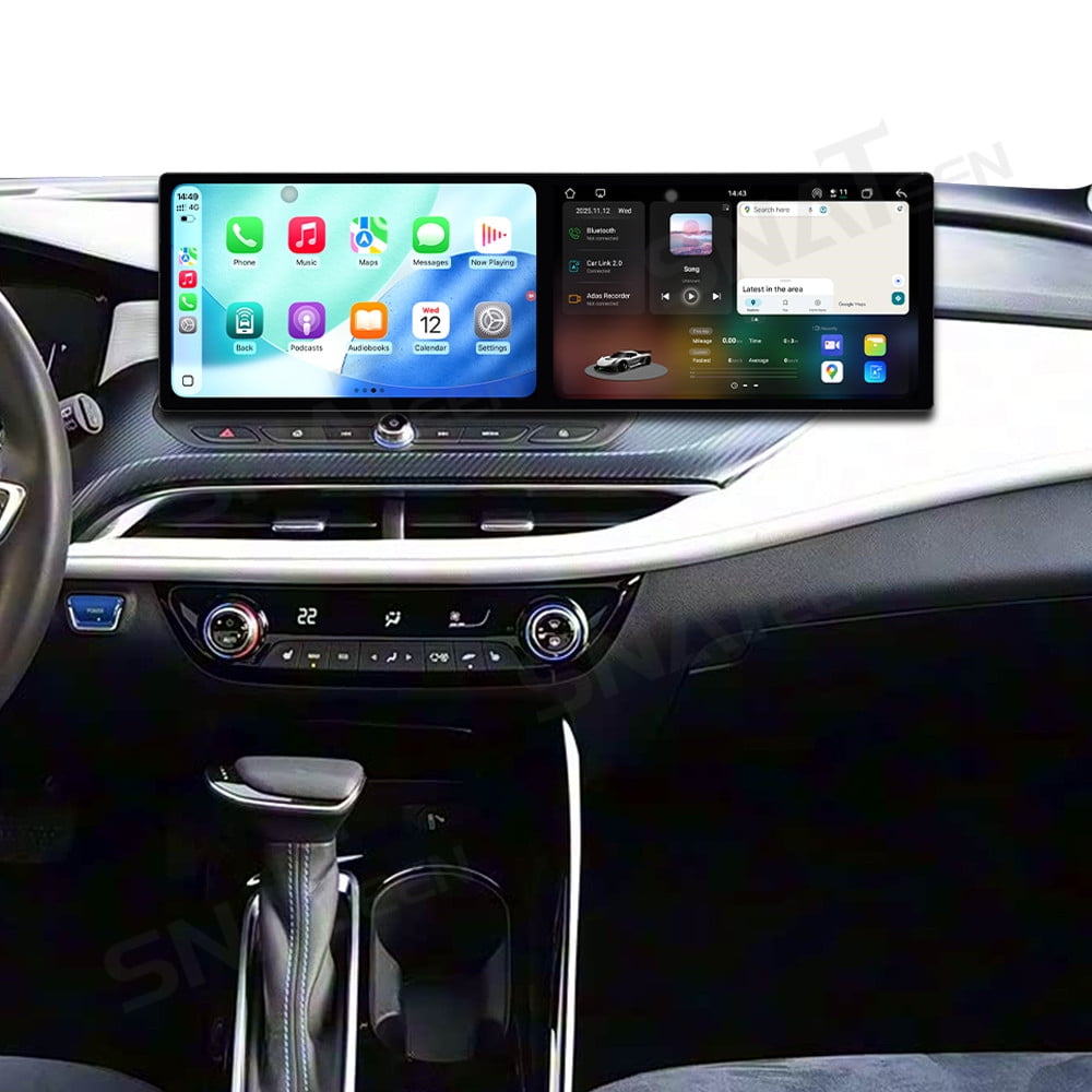 SNATEEN Dual 10.1 inch Carplay Screen/Radio/Multimedia Player for Buick ...